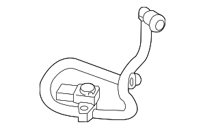 Genuine BMW 34-30-2-283-605 | Vacuum Hose with Pressure Sensor | FREE ...