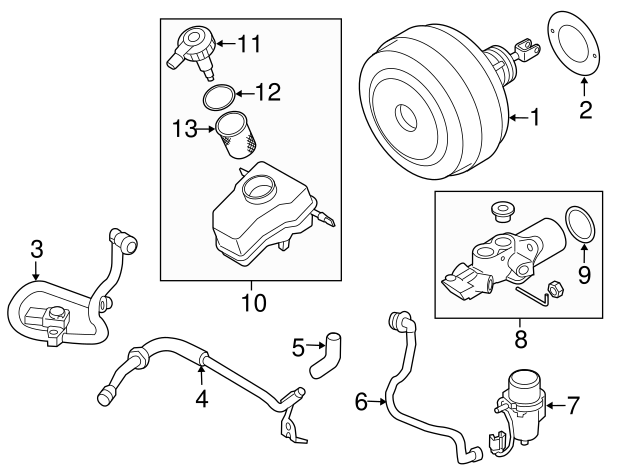 34-31-2-283-533 - Master Cylinder - 2008-2013 BMW | BMWPartsHub