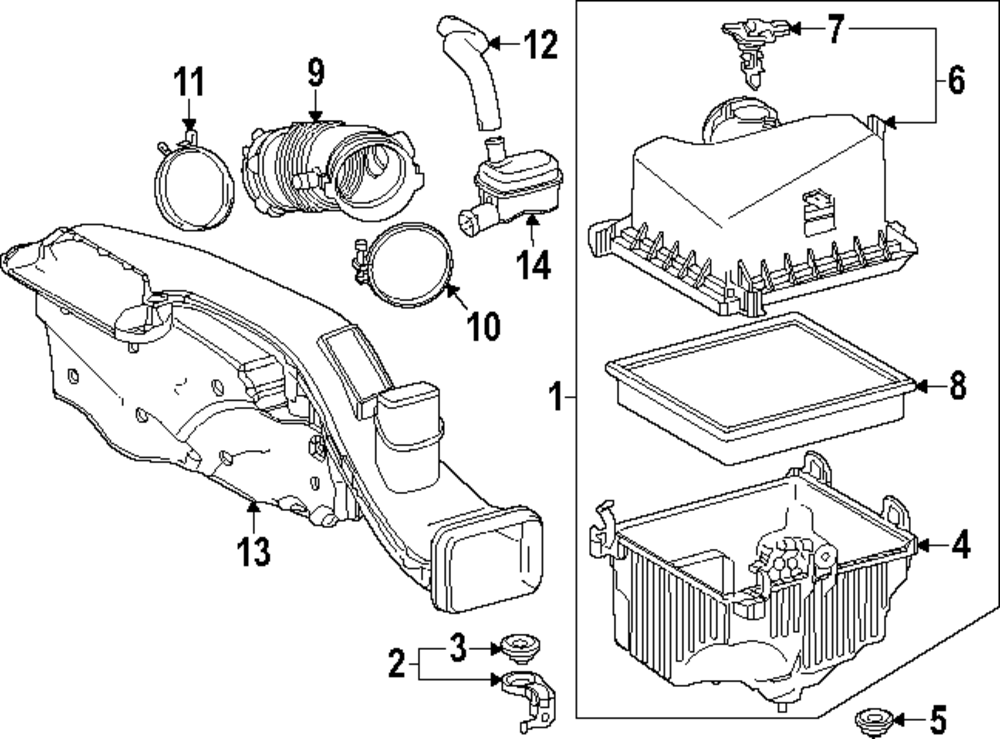 2021-2025 Lexus Filter Case 17701-F0200 | Retail Performance Auto Parts