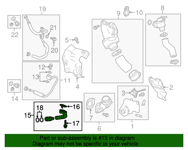 12652350 GM Driver Side Turbocharger Oil Return Pipe | GM Parts Store