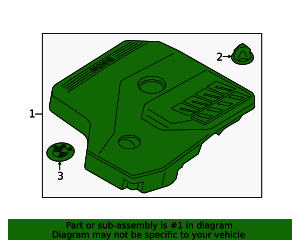 11-14-8-676-203 - Engine cover 2019-2024 BMW | AutoNation Parts
