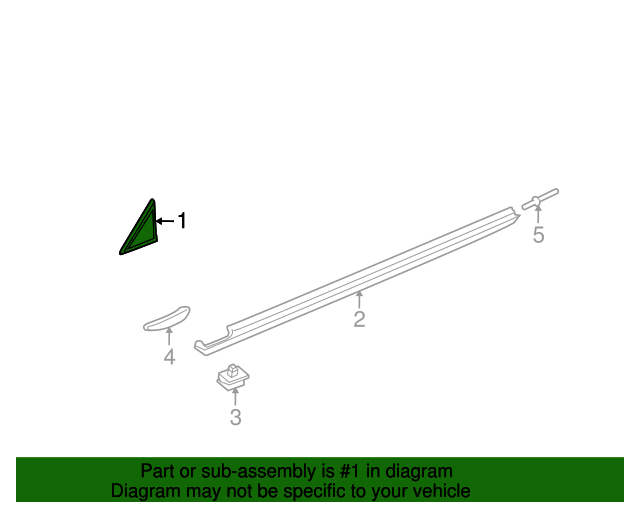 2009-2014 Volkswagen Routan Applique WHT-009-125 | VW Direct Auto Parts