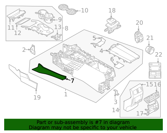 2021-2024 Nissan Rogue Side Trim Panel 96906-6RR0A | Nissan Parts OEM
