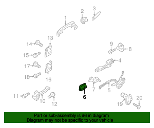 2011-2016 Hyundai Latch Assembly Connector 82640-3X000 | OEM Parts Online