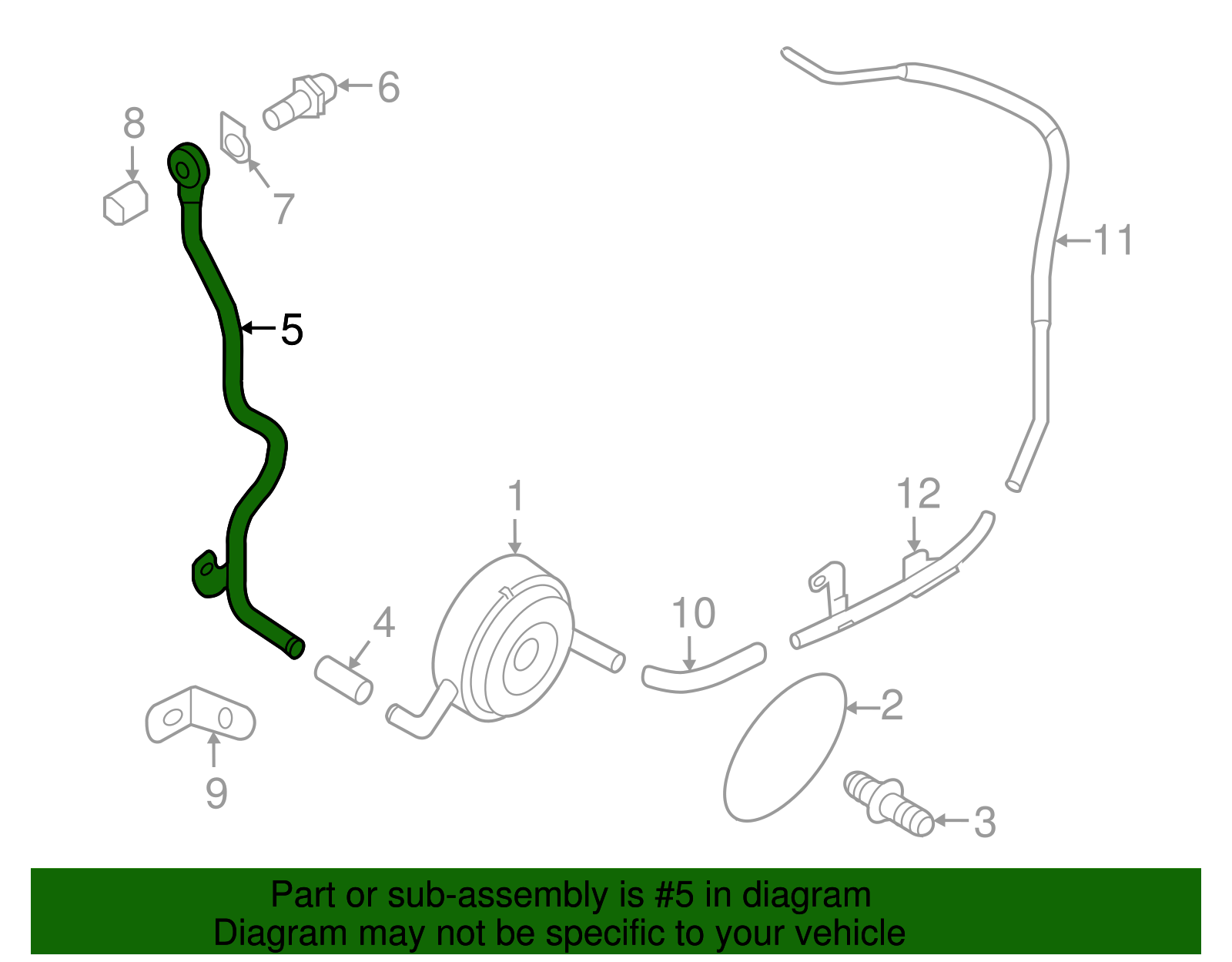 2013-2024 Nissan Inlet Pipe 14053-JA12D | Ziegler Nissan of Orland Park