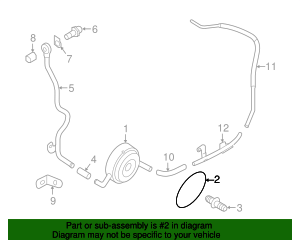 21304-9N00A - Oil Cooler O-Ring - 2009-2024 Nissan | Nissan OEM Parts ...