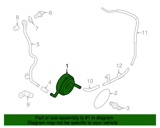 21305-9N00A - Oil Cooler - 2009-2023 Nissan | Nissan OEM Parts Direct