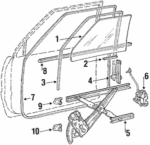 Shop Mitsubishi Weather Stripping Online | OEM Parts Online