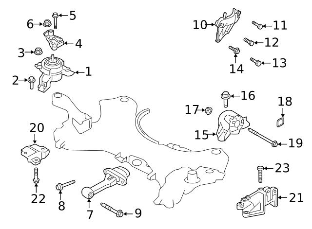 2019-2020 Hyundai Santa Fe Front Mount 21810-S1100 | OEM Parts Online