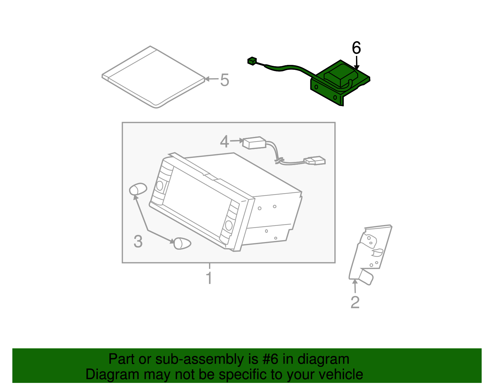 86277FG031 - High-Quality GPS Antenna Assembly for 2008-2014 Subaru ...