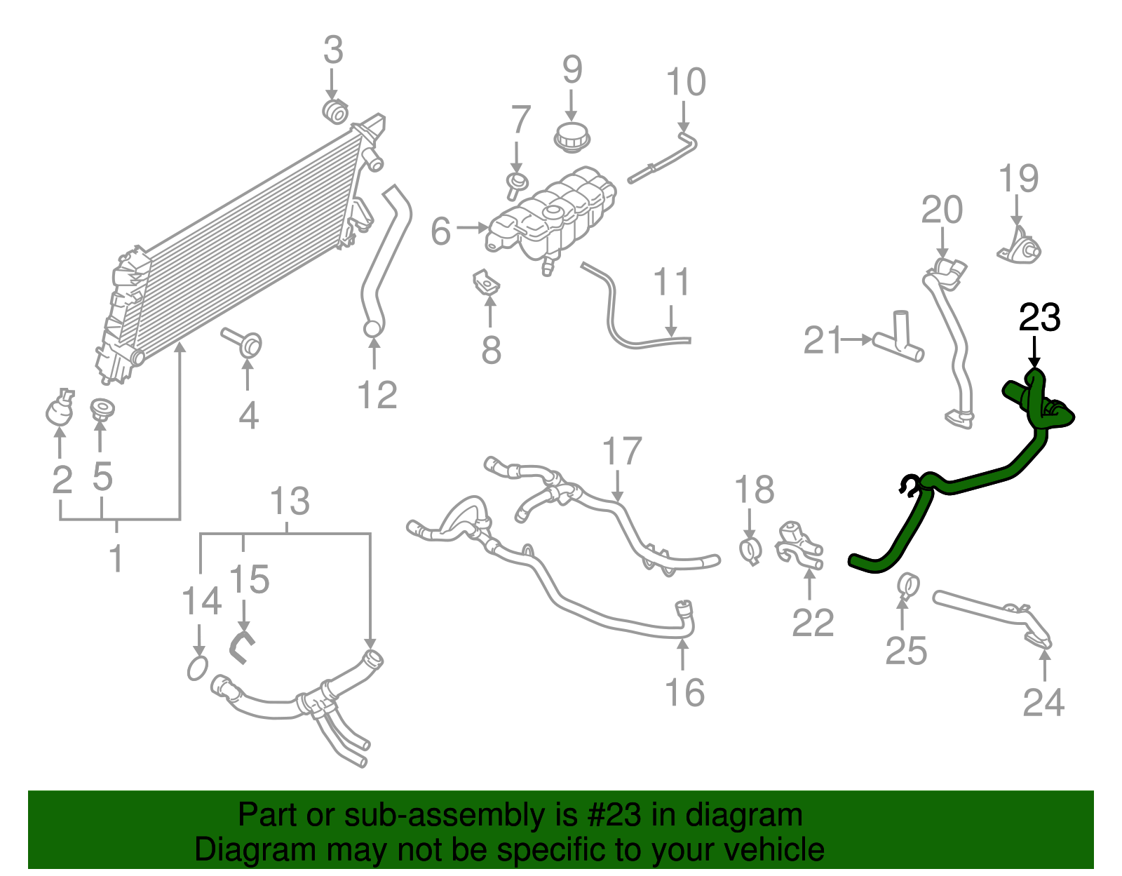 JL3Z-8C289-B - Hose & Tube Assembly 2018-2021 Ford | Ford Parts Direct