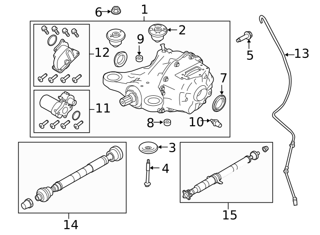 Genuine OEM Differential Assembly Part# LR161862 Fits 2017-2024 Land ...