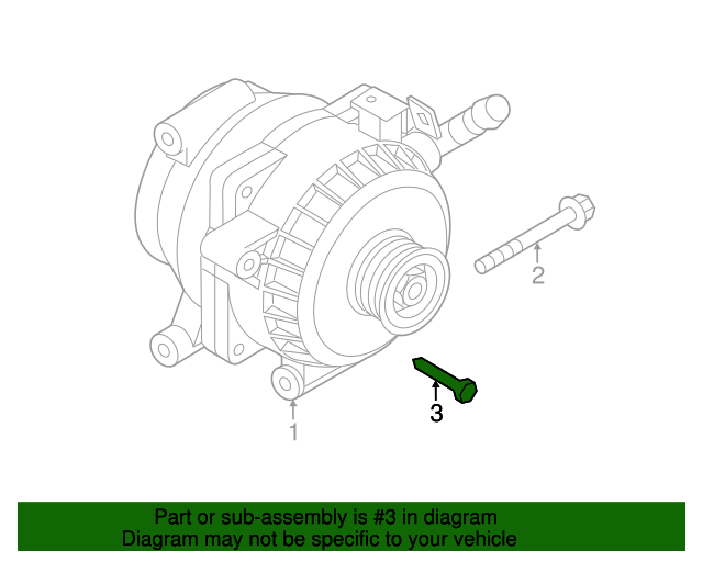 2011-2020 Kia Alternator Mount Bolt 11404-10906K | TascaParts.com