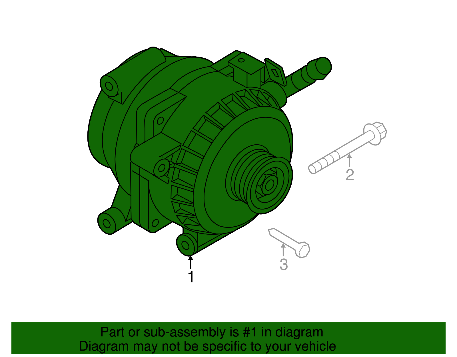 2013-2016 Kia Optima Alternator 37390-2G920 | OEM Parts Online
