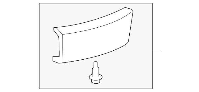 2008-2015 Toyota Land Cruiser Jack Plug Cover (Rear, Lower) 52169-60070 ...