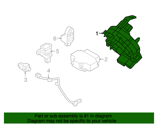 Genuine Clock Spring for 2015-2017 Hyundai Sonata | Part# 93490-C2220 ...
