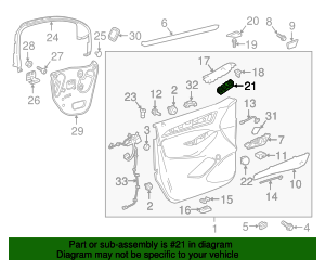 2018-2020 Buick Enclave Window Switch 84554630 | GMPartsDirect.com