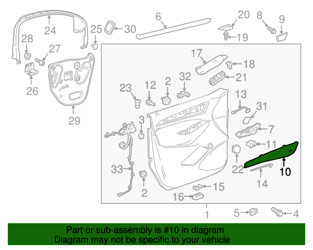2019-2021 Buick Enclave F Applique 84247226 | GMPartsDirect.com