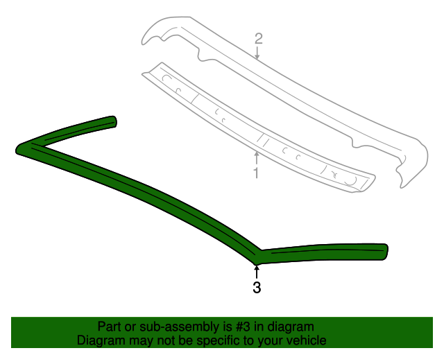 1999-2005 Mazda Miata Weatherstrip NC10-R1-711D | RealMazdaParts.com