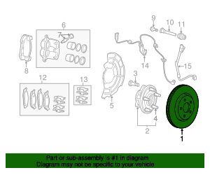 04755569AA - Disc Brake Rotor - 2011-2021 Mopar | Mopar Parts Canada