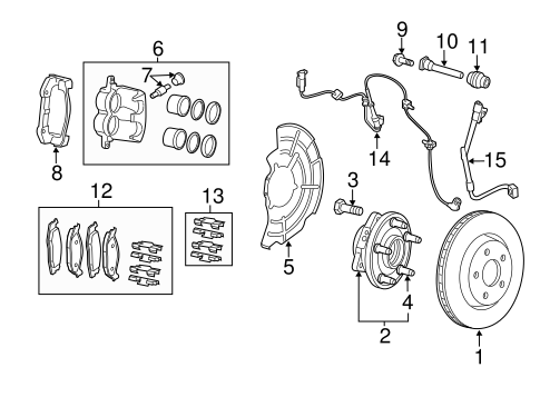 Front Brakes for 2016 Jeep Grand Cherokee | Canada Mopar Parts