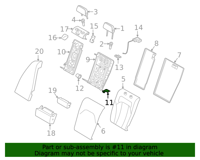 Genuine BMW 52-20-7-475-485 | Pivot Bracket | FREE Shipping on Most ...