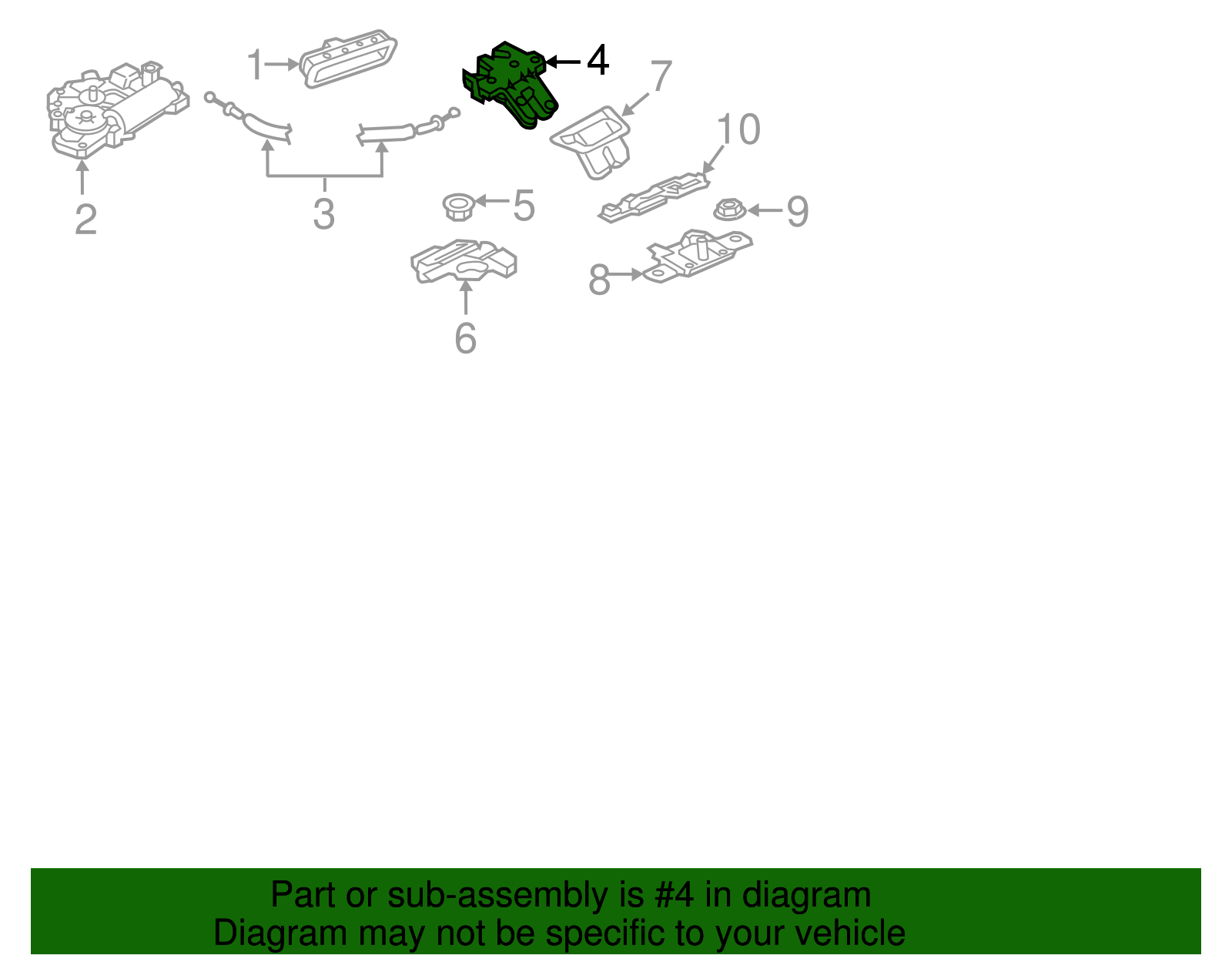 80A-827-506-A - Lock Actuator 2018-2024 Audi | Audi OEM Parts