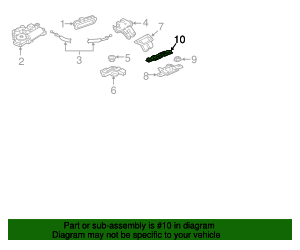 80C-959-121-A - Liftgate Ajar Indicator Switch 2018-2024 Audi ...