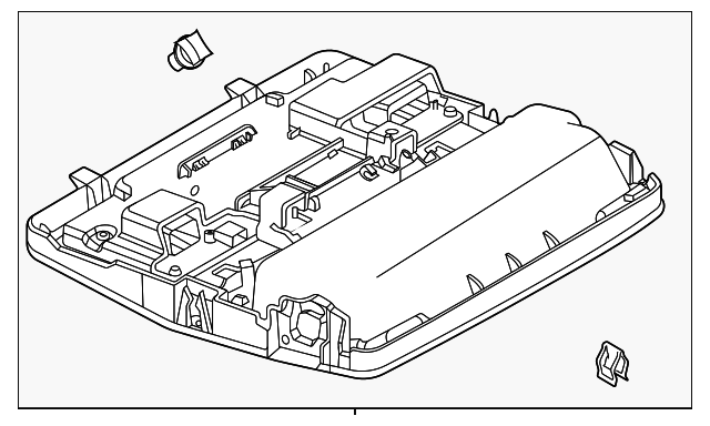LR115619 - Overhead Console - 2020 Land-Rover | Land Rover Lake Bluff