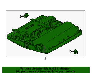 Genuine Overhead Console for 2020-2023 Land Rover | Land Rover Part ...