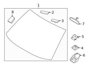2020-2022 Hyundai Venue Lane Assist Cmra Coupling 99216-K2000 | OEM ...