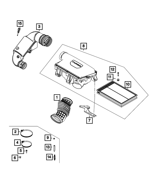 2023-2025 Mopar Air Filter 68469692AA | Mopar eStore