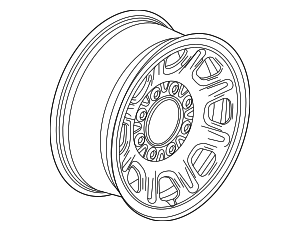 84428945 GM 18 Wheels, Multi-Spoke Gloss Black | GM Parts Store