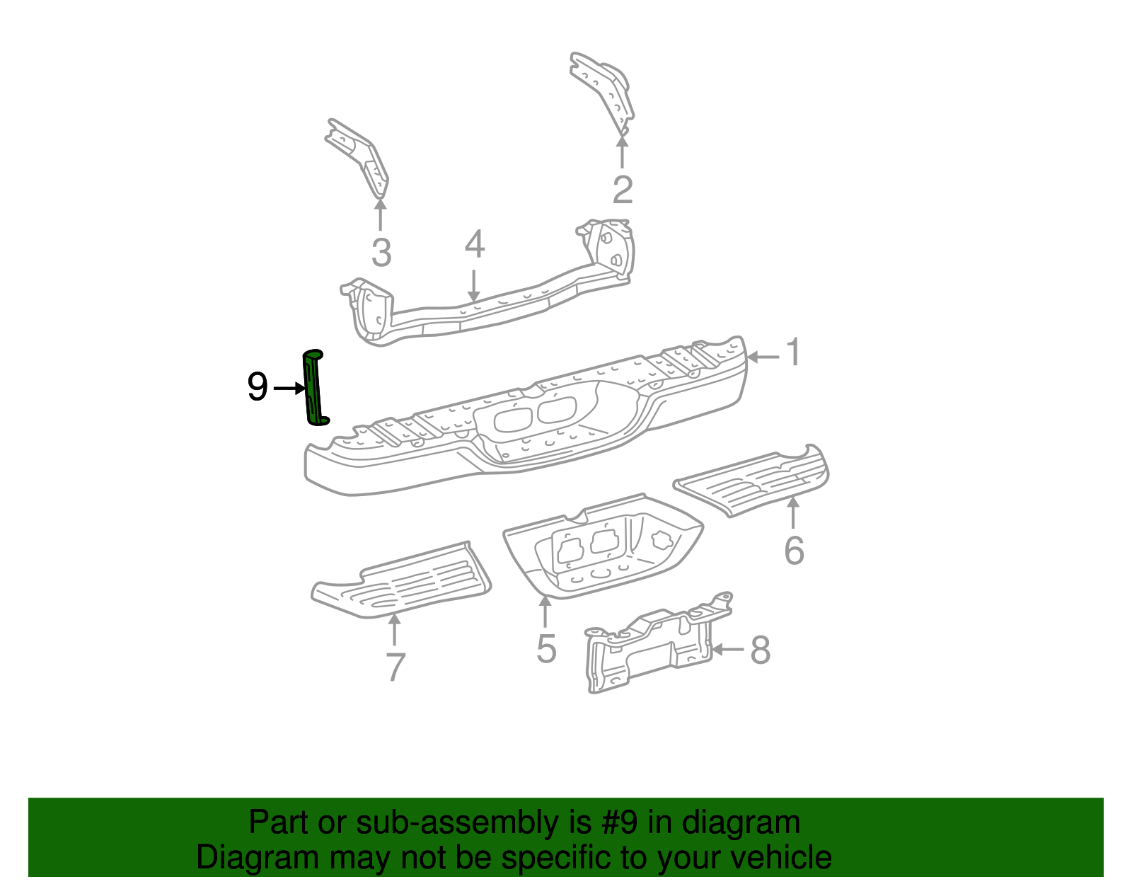 2000-2006 Toyota Tundra Corner Reinforced 52178-0C010 | Toyota Parts Center