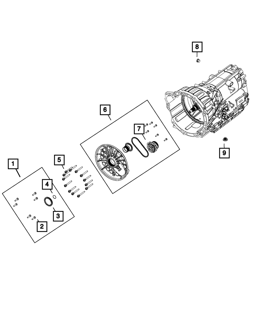 2018-2025 Jeep Torque Converter Seal Kit 68382719AA | Mopar eStore