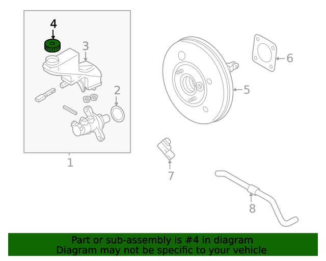 2022-2024 Mitsubishi Outlander Reservoir Cap 4627A166 | OEM Parts Online