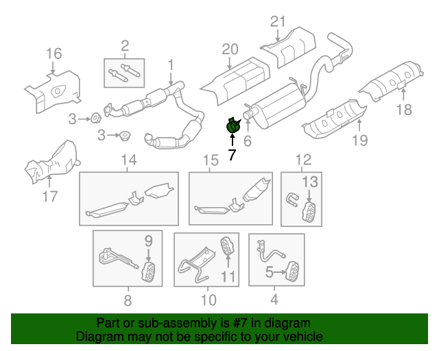 2008-2020 Ford OEM NEW 2008-2018 Ford E-350 Super Duty Muffler & Pipe ...