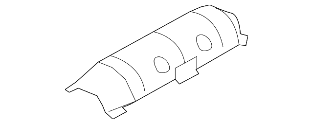 Ford 9U9Z-5E258-A - Muffler Shield - 2009-2016 Ford | OEM Ford Parts ...
