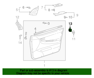 2005-2011 Toyota Lock Switch 84930-33100 | OEM Parts Online