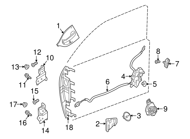0099903804 - Upper Hinge Bolt 2016-2019 Smart | Mercedes-Benz USA Parts