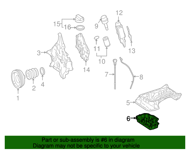 272-010-10-28 - Oil Pan 2006-2013 Mercedes-Benz | Mercedes-Benz USA Parts