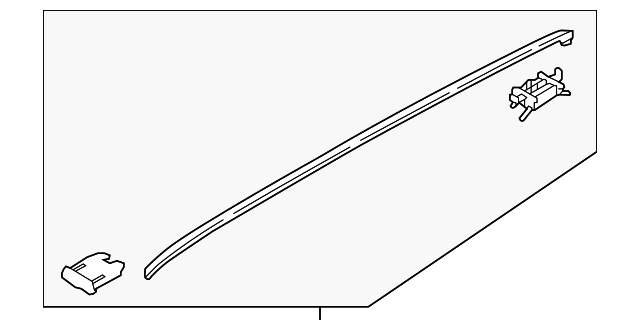 87230-G5000 - Roof Molding 2017-2019 Kia | Kia.Parts Store