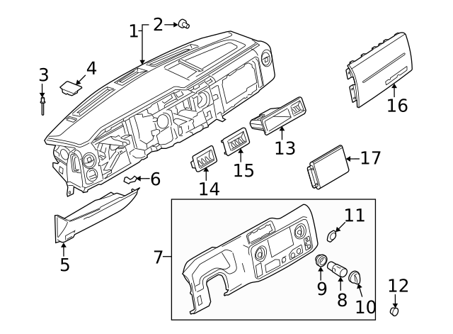 Ford Dealership 2022-2024 Ford E-350 Super Duty Instrument Panel NC2Z ...