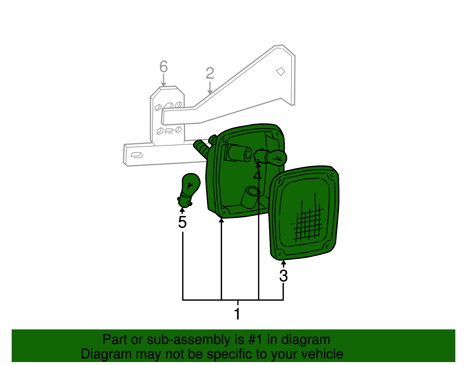 5C3Z-13405-AA - Tail Lamp Assembly 1999-2007 Ford | Big 3 Auto Parts