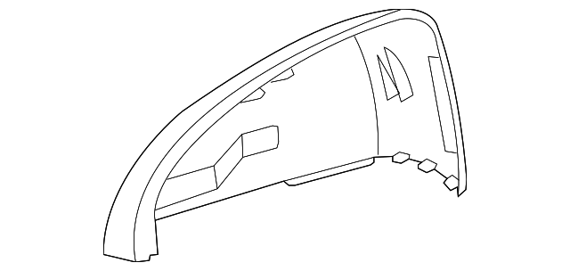 2011-2014 Volkswagen Touareg Mirror Cover 7P6-857-538-GRU | VW Direct Parts