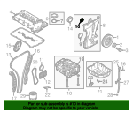 21472-25000 - Engine Timing Cover Gasket 2006-2013 Kia | Kia.Parts Store