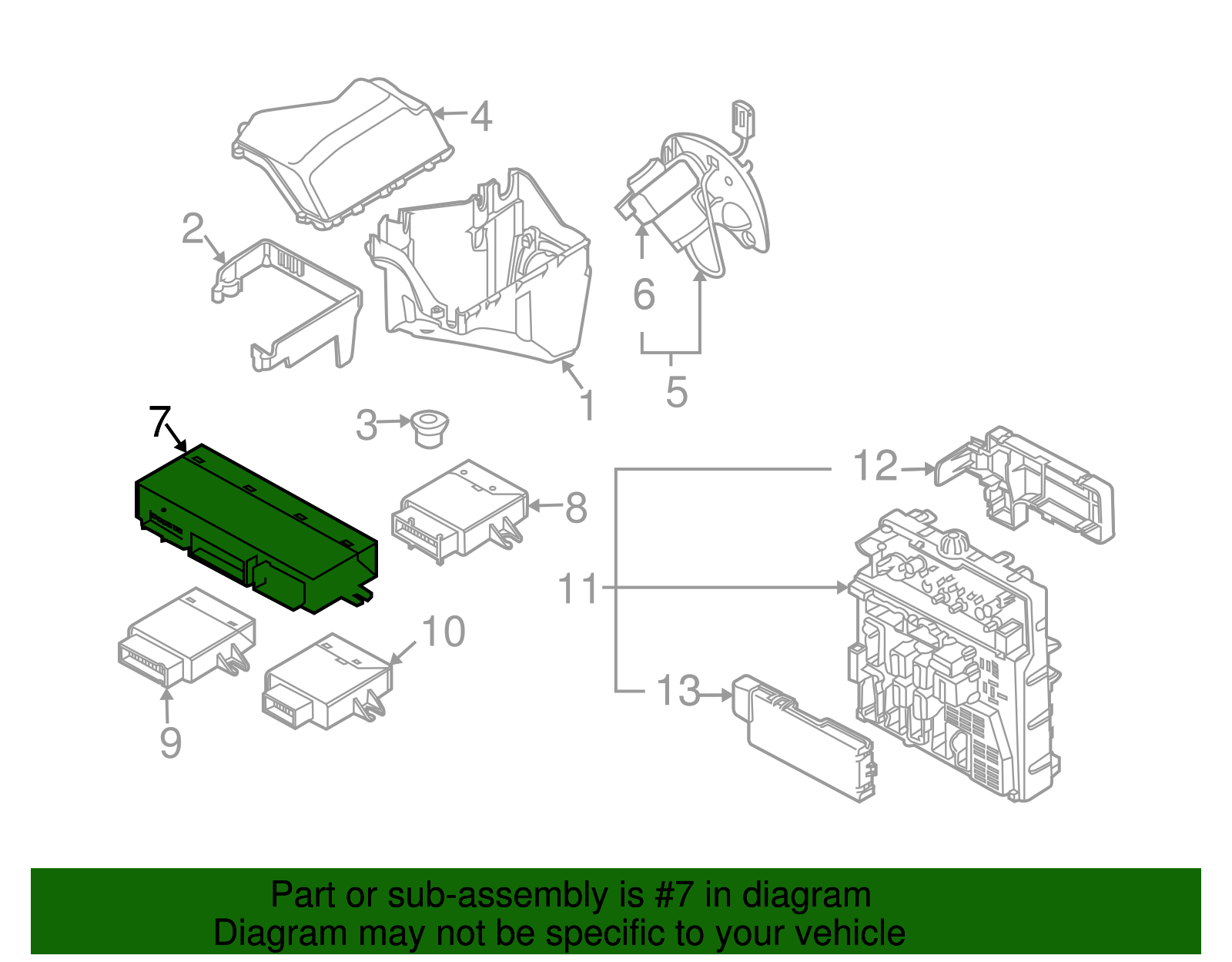 2003-2008 BMW Z4 Control Module 61-35-9-116-445 | OEM Parts Online