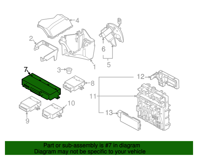 61359116445 - 2003-2008 BMW Z4 Control Module (61-35-9-116-445) | BMW ...