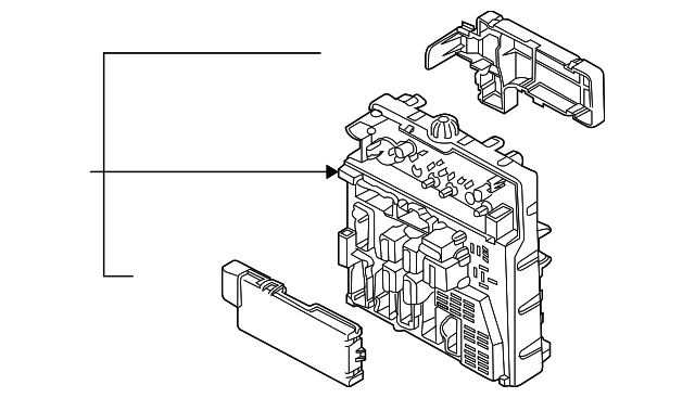 61-14-8-384-629 - Fuse Box - 2003-2008 BMW Z4 | BMW Parts Exchange