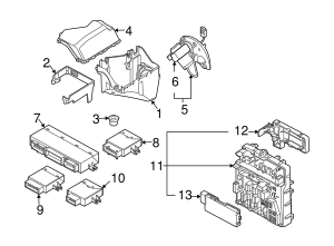 61136905228 - 2003-2008 BMW Z4 Front Cover (61-13-6-905-228) | BMW of ...